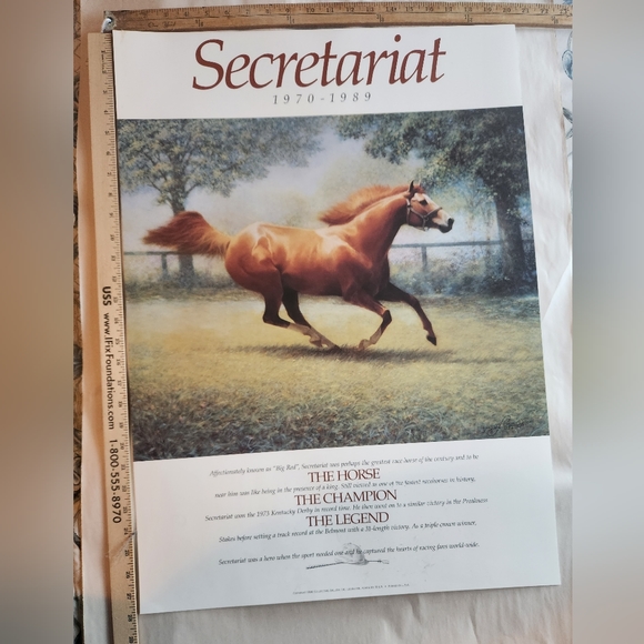 james crow | Art | Secretariat Print By James Crow New | Poshmark